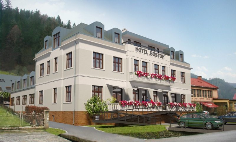 Hotel Boston v Brusne – obnova – Architekt Tomáš Sobota